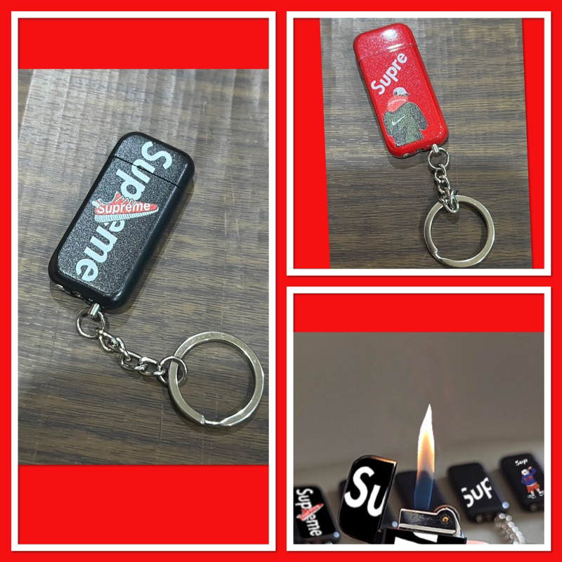 ไฟแช็คSupreamสีดำ สีแดง พร้อมส่ง ค่ะ | Shopee Thailand
