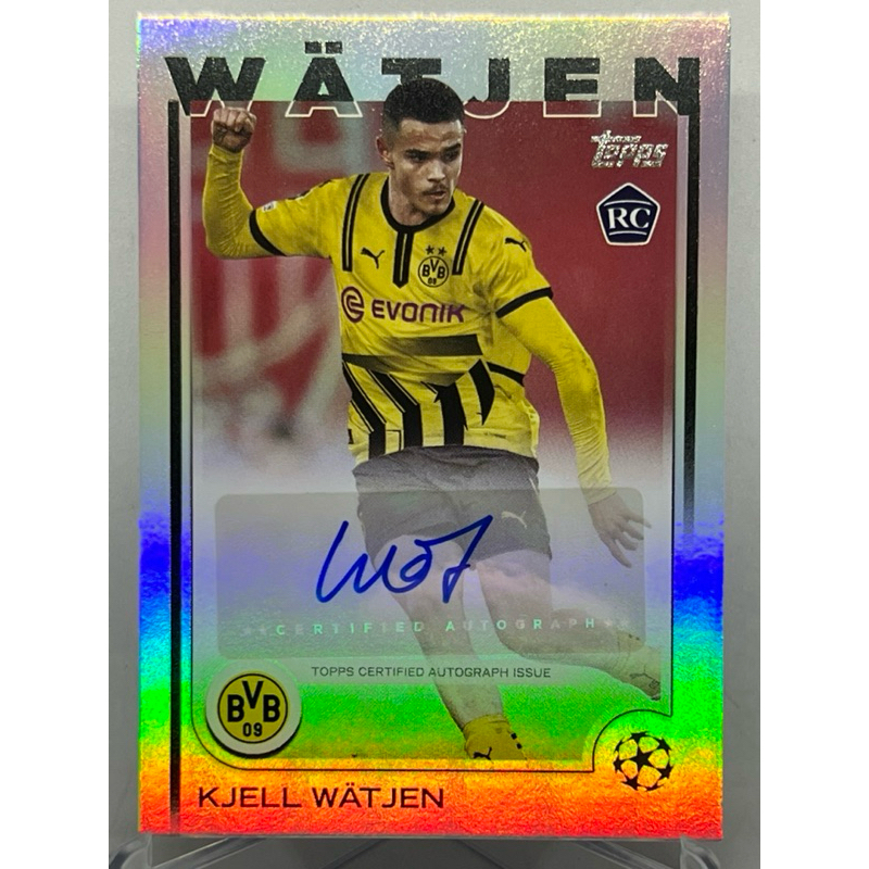 การ์ดฟุตบอล 2024 - 2025 Topps UEFA Flagship Kjell Watjen Base ...