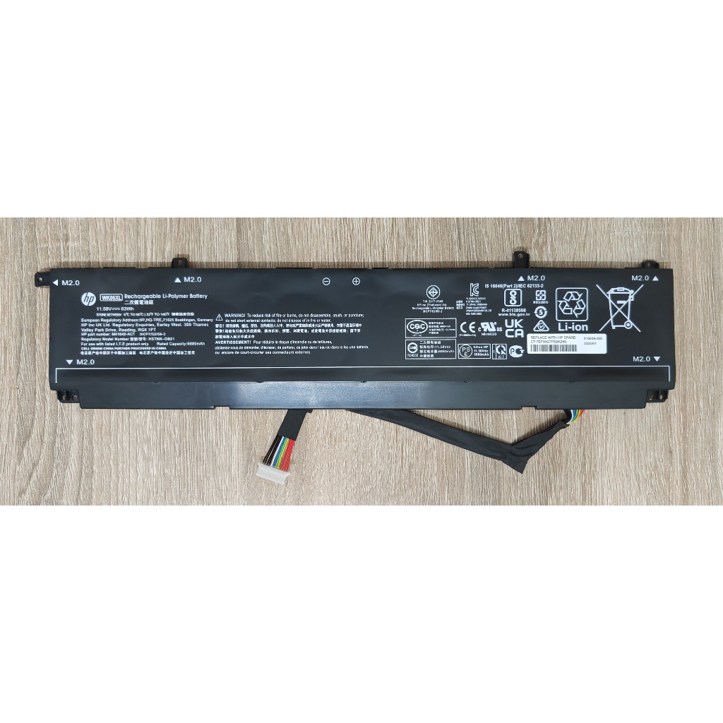 แบตเตอรี่ WK06XL For HP Omen 16 B0000 B1000 C0000, Omen 7 Plus 17 ...