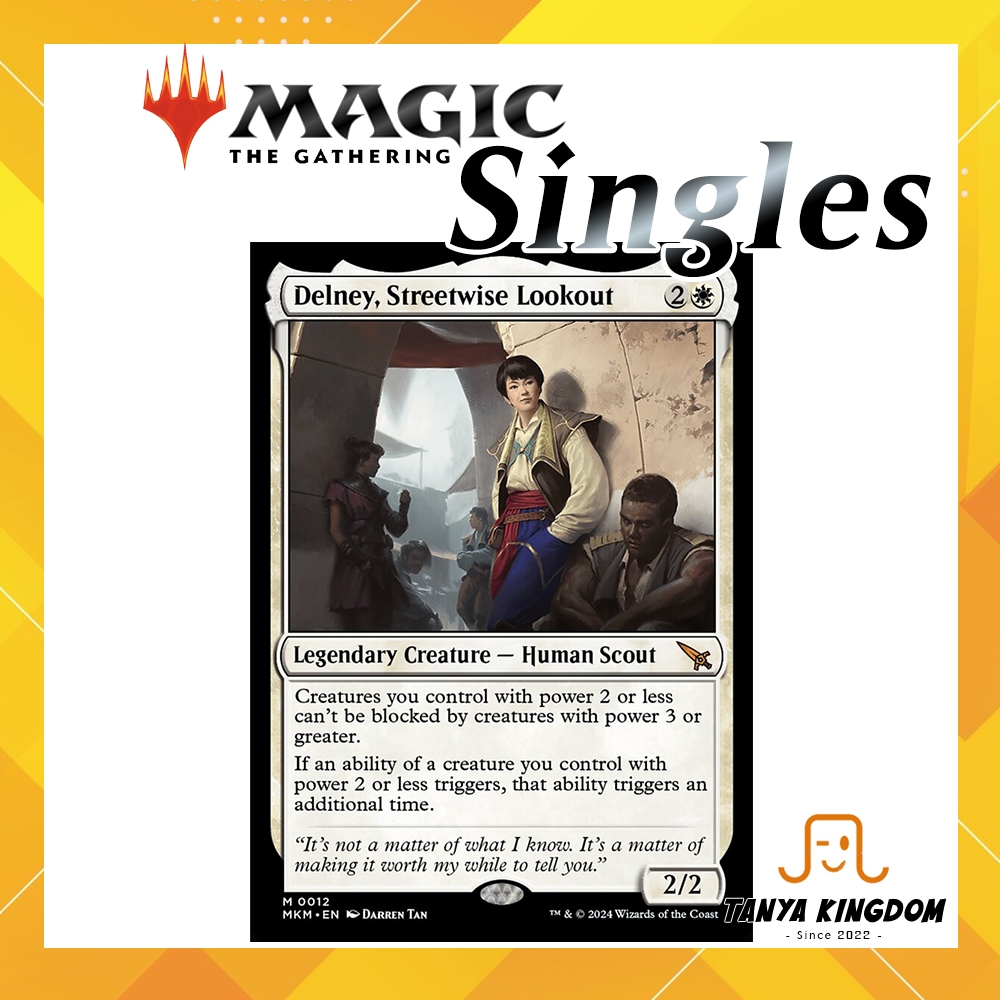 Delney, Streetwise Lookout (MYTHIC) Magic the Gathering MTG Single MKM Murder at Karlov Manor ...