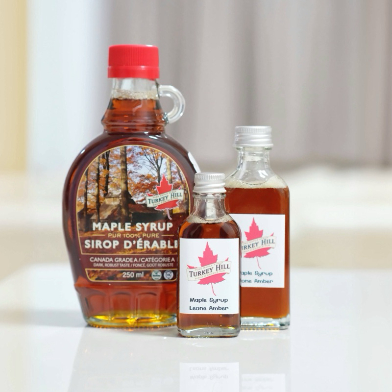 [แบ่งขาย] 🍁 TURKEY HILL Maple Syrup 250ml - LEONE AMBER เมเปิ้ลไซรัปขวด ...