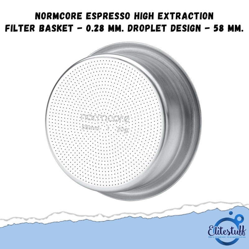 Normcore Espresso High Extraction Filter Basket Droplet Design - ตระกร ...