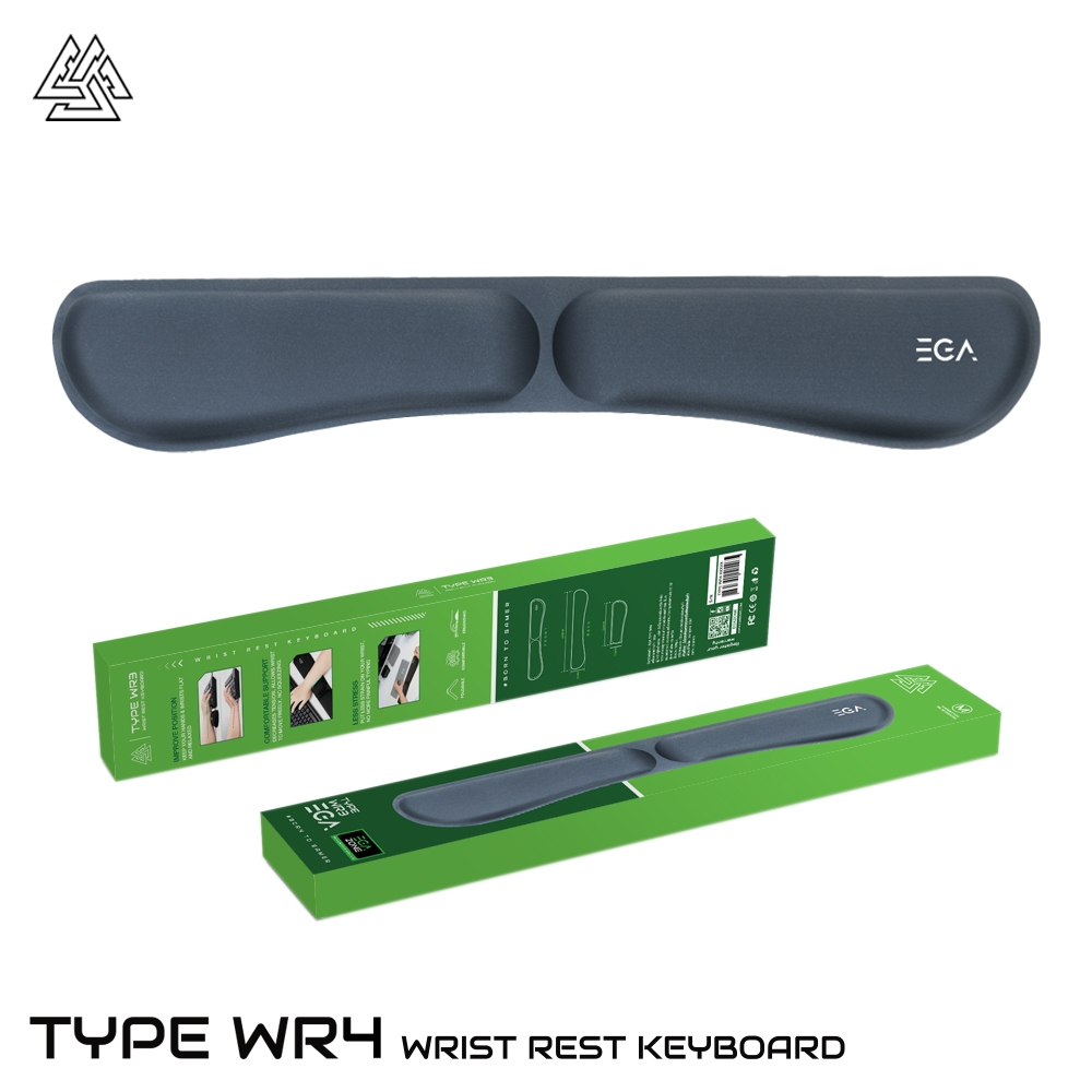 EGA Type-WR4 Mouse Pad Wristrest ที่รองข้อมือ สำหรับคีย์บอร์ด ถนอม ...