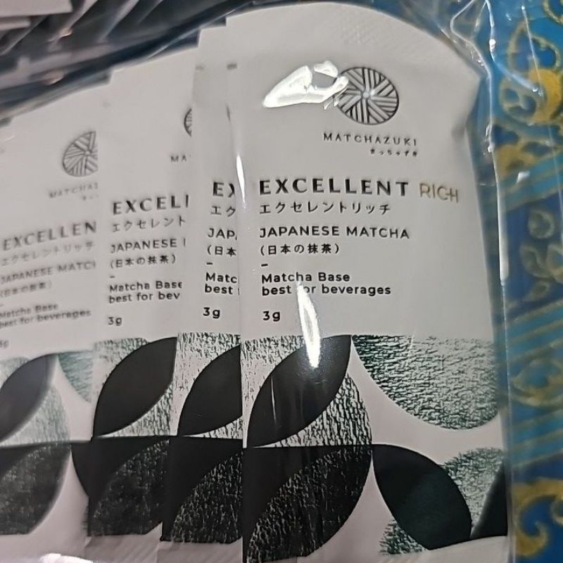 Matchazuki value pack รุ่นExcellent Rich 99.99% ขนาด 3 g จำนวน 5 ซอง ...