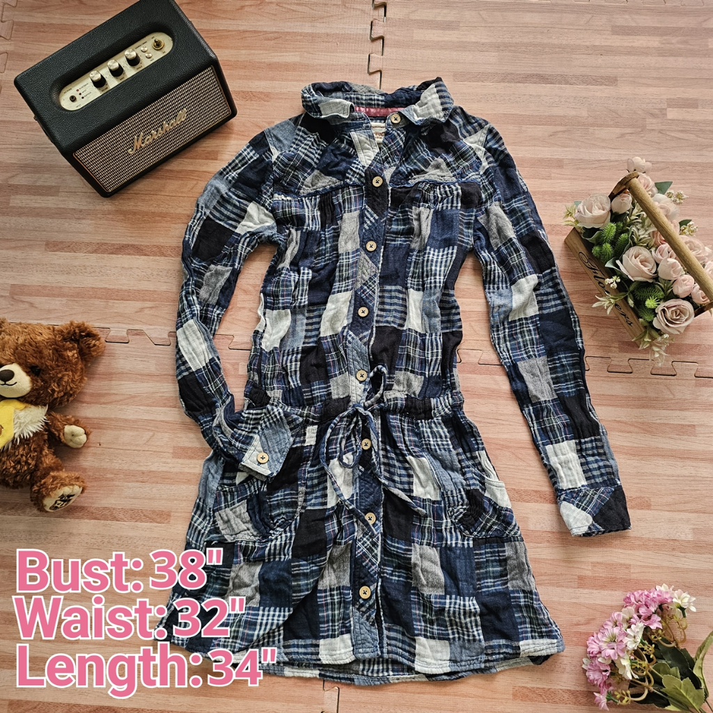 Honey suckle Rose อก 38 นิ้ว ลายสก๊อต มือสอง Ne19 | Shopee Thailand