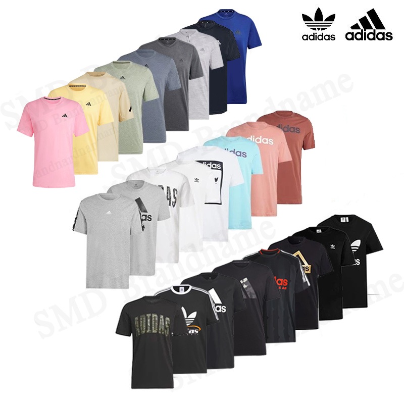 Adidas เสื้อยืด เสื้อคอกลมสำหรับผู้ชาย สินค้าจากชอป สินค้าแท้ 100% ...