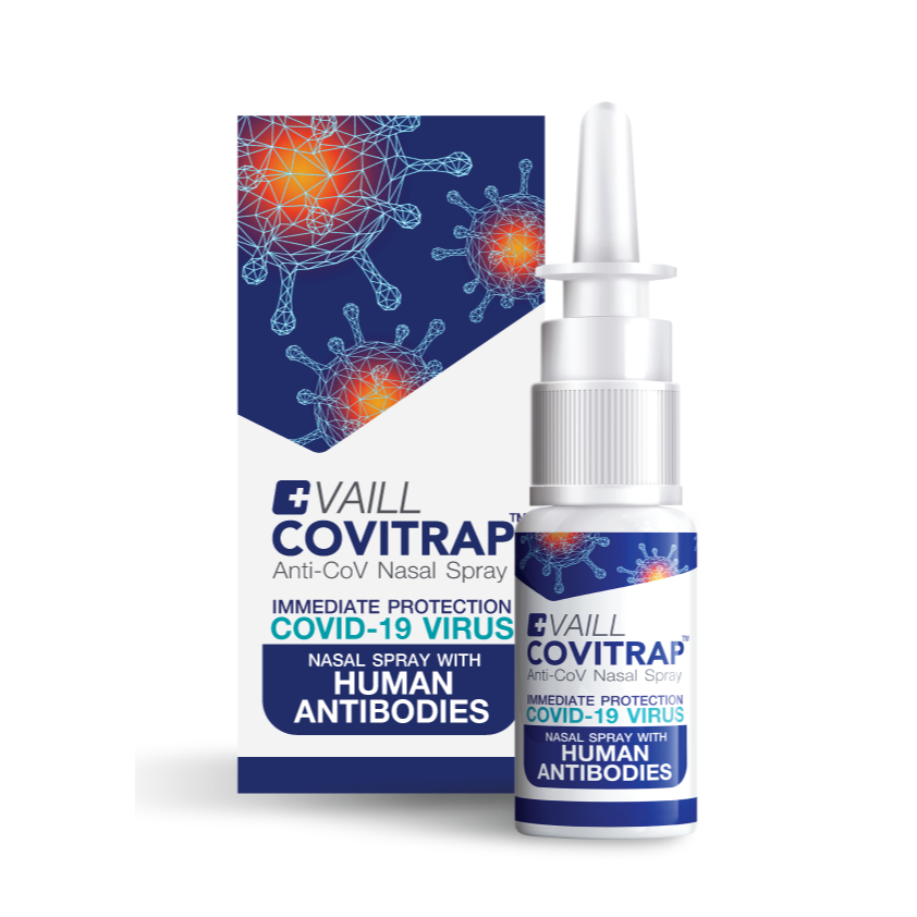 CoviTRAP Anti-CoV Nasal Spray 15 ml เวลล์ โควิแทรป แอนติ-โคฟ นาซอล ...