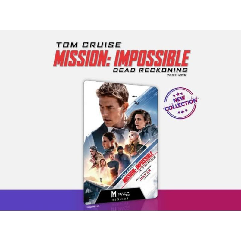 บัตรหนัง บัตรสะสม MPass Mission Impossible 7 ลิขสิทธิ์แท้จาก Major ...