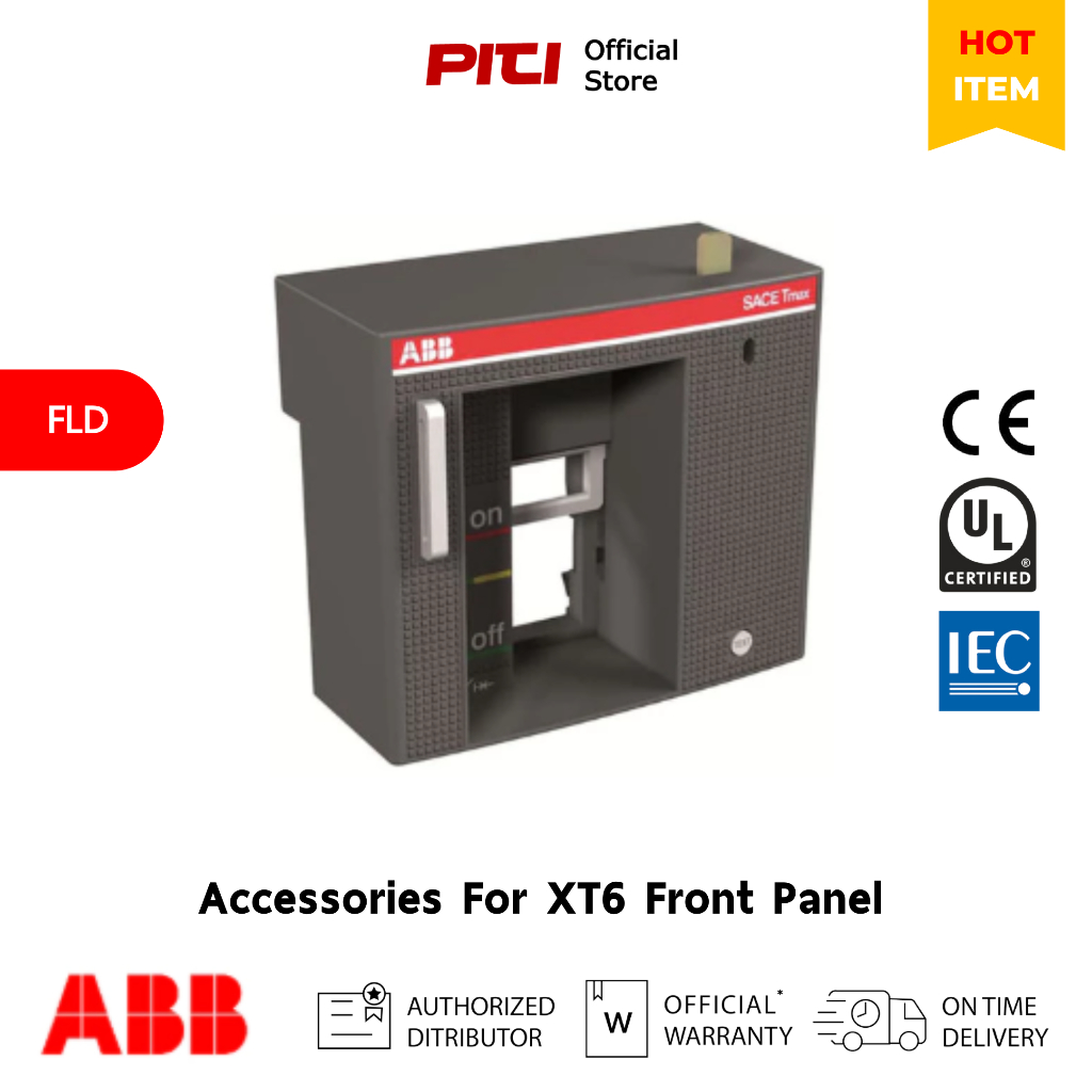 ABB Front Panel FLD Accessories For XT6 F/P for Fixed Plug ...