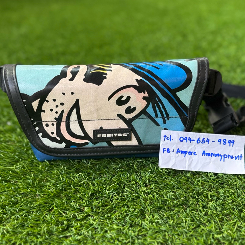 กระเป๋า Freitag Comic Bauberger หัวนายช่าง รุ่น Jamie ของแท้!!!ลายคอมมิค(พร้อมลายเซ็น Markus ...