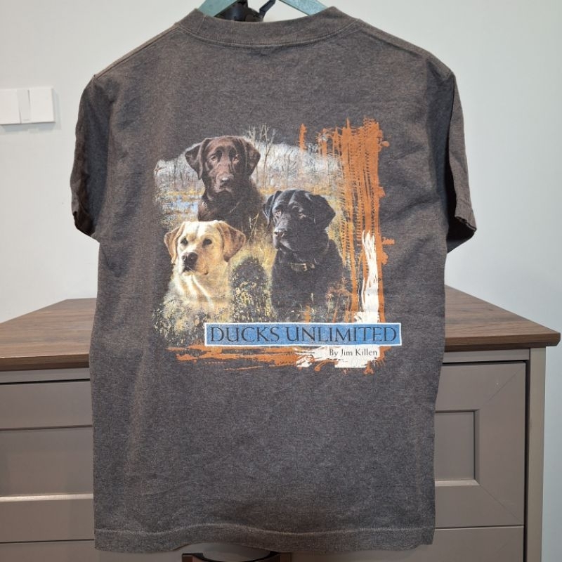 เสื้อยืด ลายสุนัข Ducks Unlimited by Jim killen size S (AB99) | Shopee ...