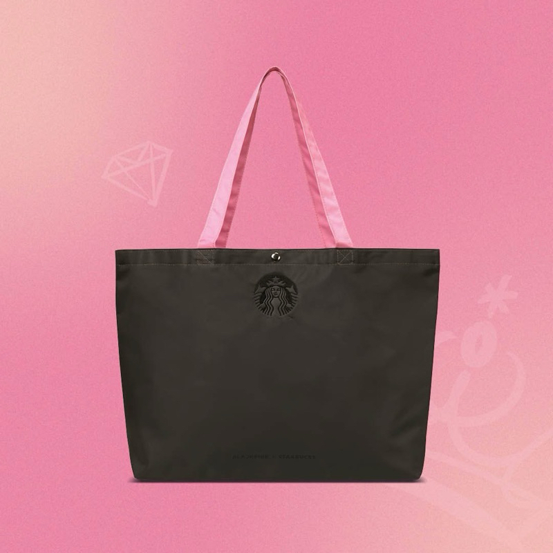 Starbucks x Blackpink Collab Tote Bag Limited Edition | Shopee Thailand