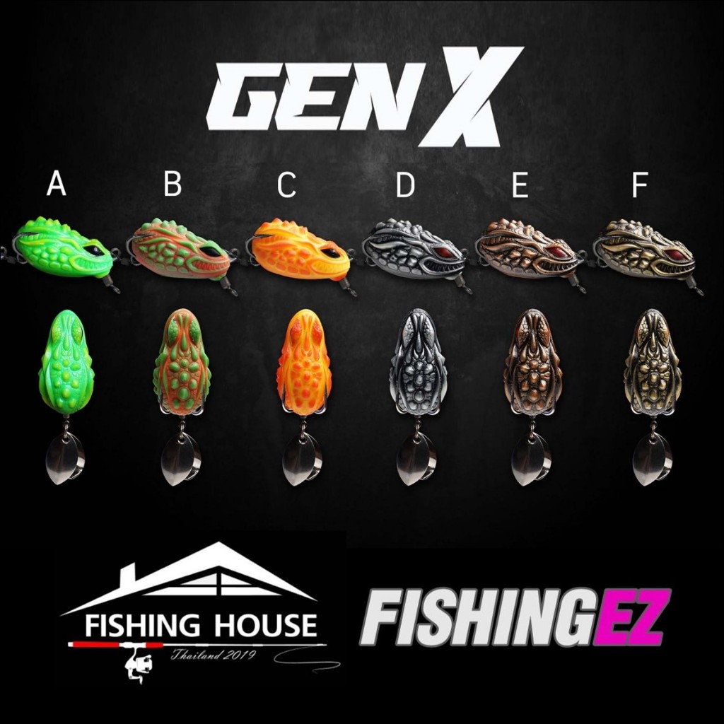 กบยางGEN X กบยางเจนเอ็กซ์ กบยางGEN-X Fishing EZ | Shopee Thailand