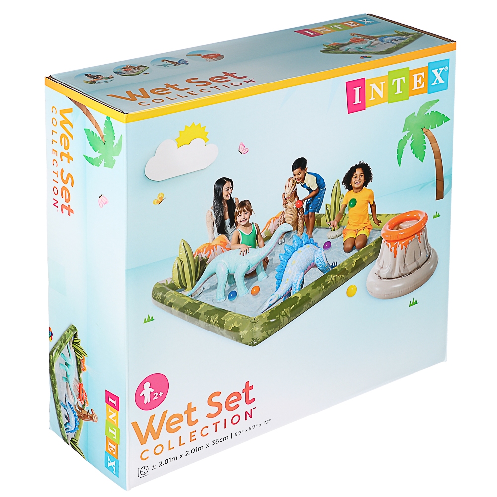 INTEX 56132 สระน้ำ สระเป่าลม สระน้ำสไลเดอร์ Jurassic Adventure Play ...