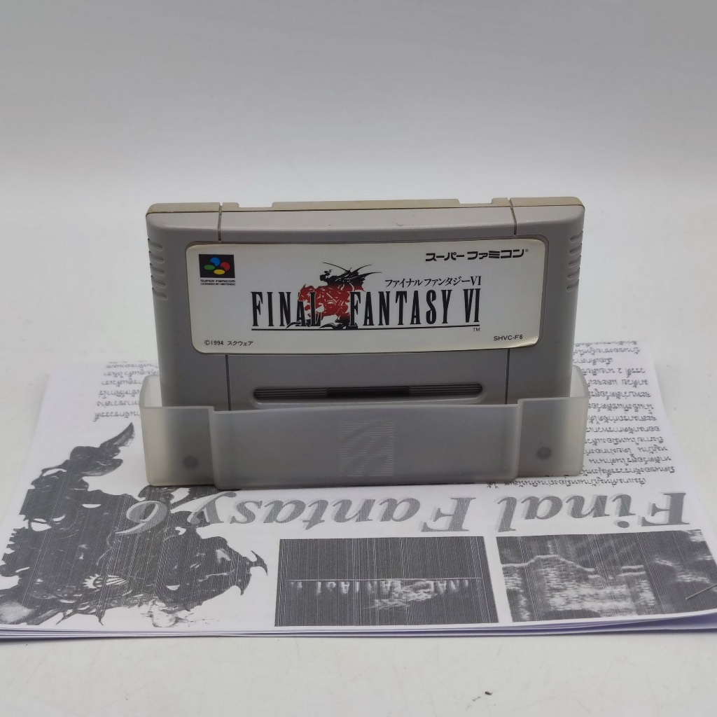 Final Fantasy 6 [SFC][JP] ตลับแท้ เล่นได้ มีปริ้น บทสรุป แถมให้ Nintendo Super Famicom | Shopee ...