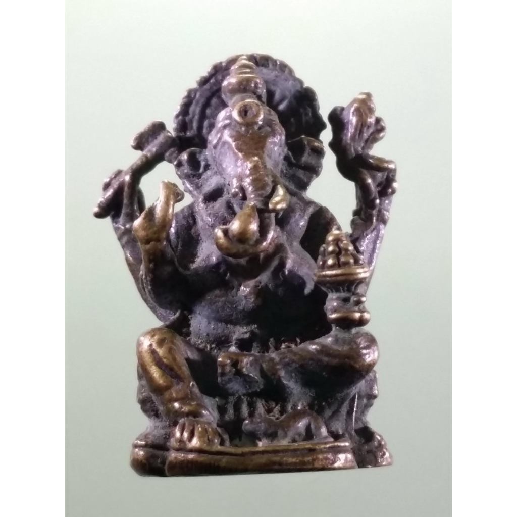 Antig Fast 6330 รูปหล่อโบราณขนาดจิ๋ว พระพิฆเณศวร เทพเจ้าแห่งความสำเร็จไม่ทราบสำนัก | Shopee Thailand
