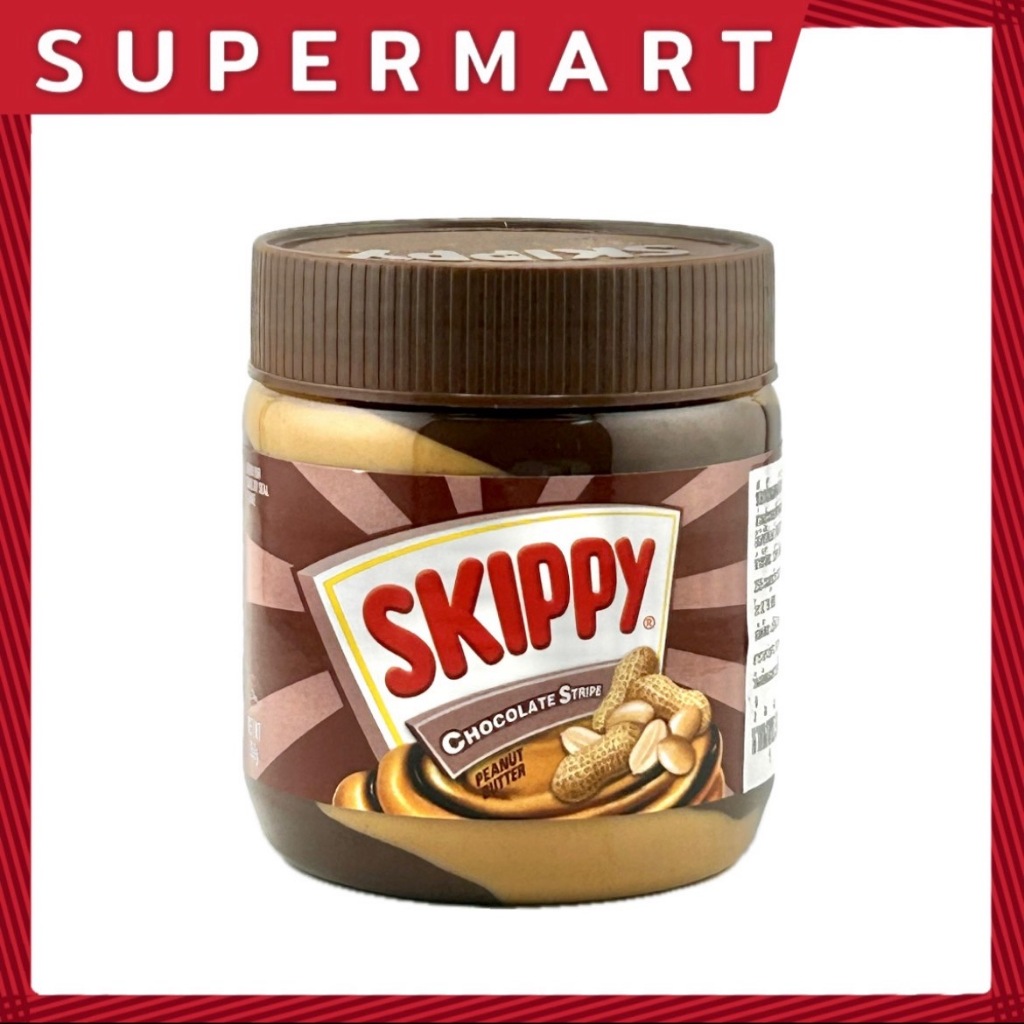 SUPERMART Skippy Chocolate Stripe Butter 340 g.#1106192 | Shopee Thailand
