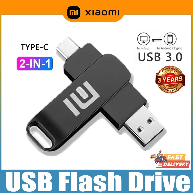 Xiaomi flashdisk Usb3.0 2TB 1TB 512GB 2 in 1 Otg Pendrive สําหรับ ...