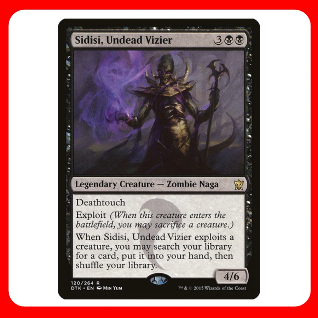 [MTG] Sidisi, Undead Vizier [DTK] [BLACK] [RARE] [NORMAL] [ENG] (การ์ด ...