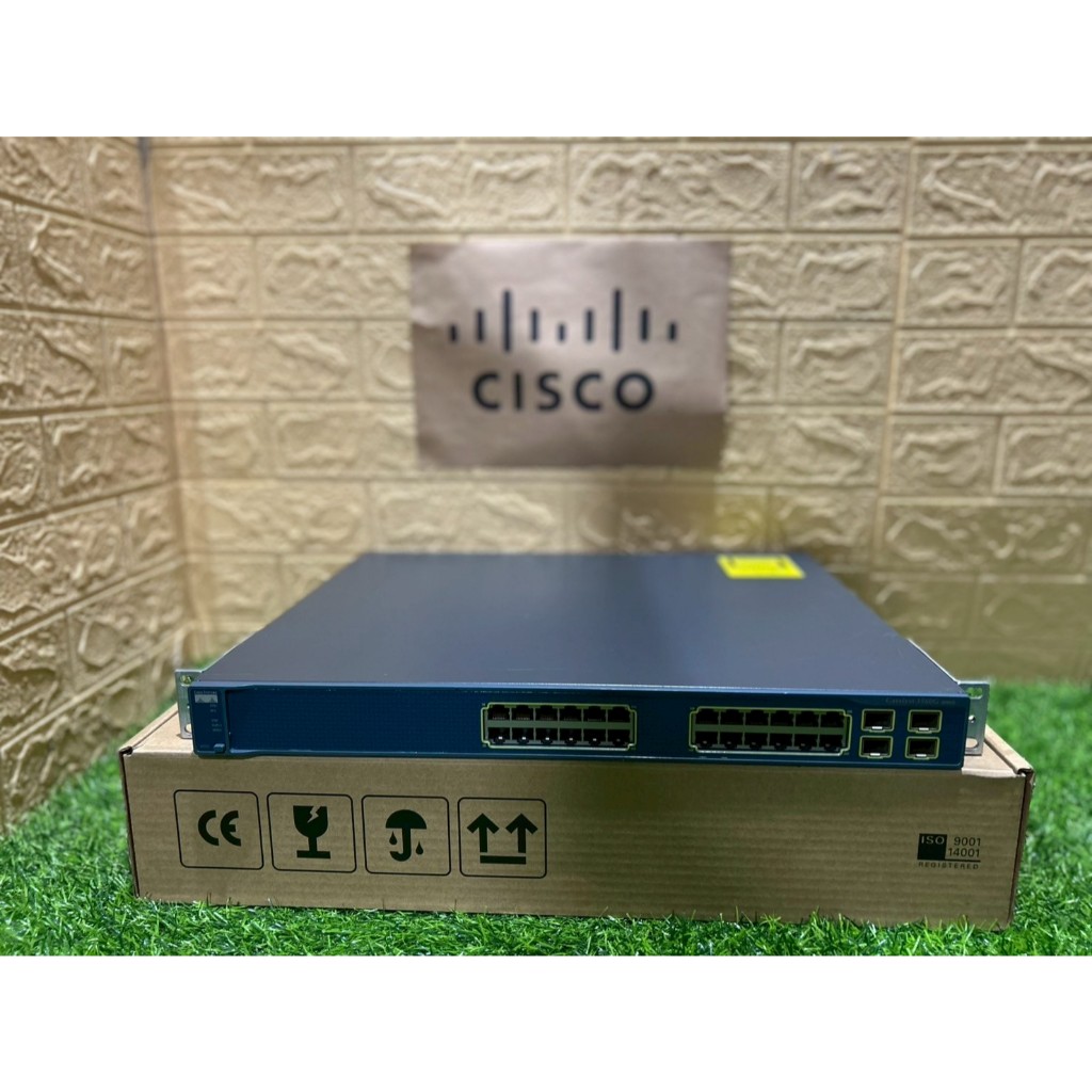 Switch Cisco Catalyst 3560G Series (WS-C3560G-24TS-S) ใช้งานปกติ ...