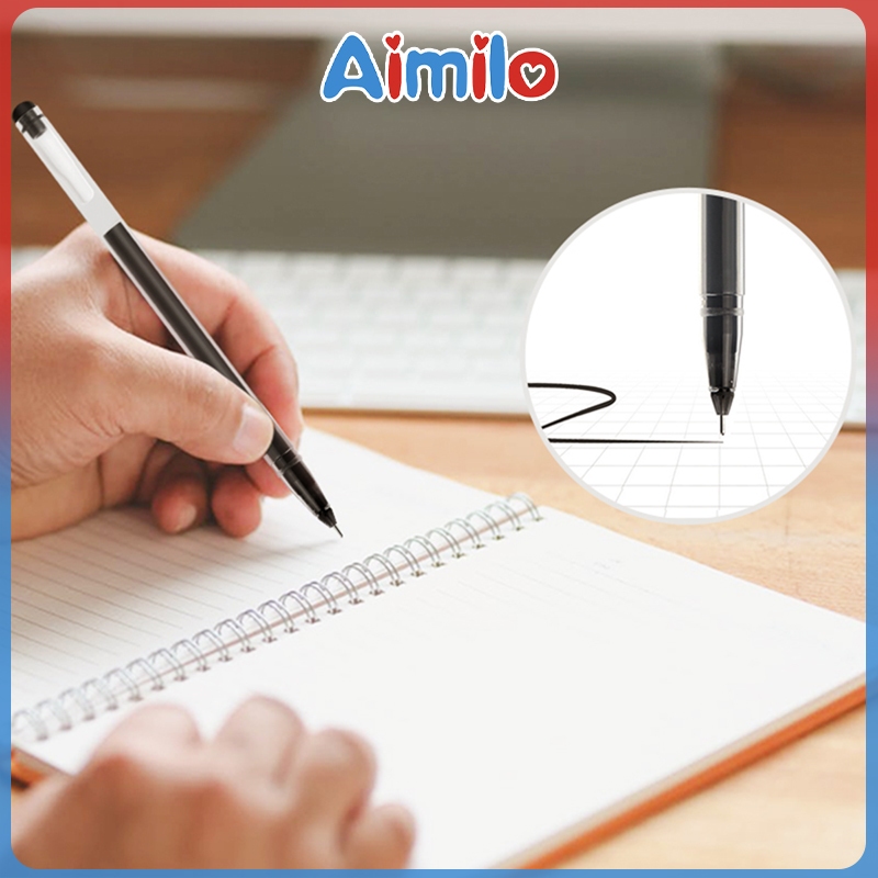Aimilo ปากกาเจล 3 สี หมึกแห้งไว ไม่เลอะเทอะ หมึกแข็งแรงทนทาน ไม่ซึมง่าย ...
