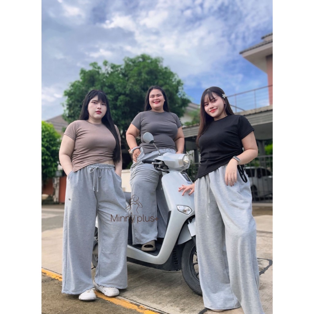 กางเกงวอร์มขายาวงานปัก ไซส์ใหญ่ | Shopee Thailand