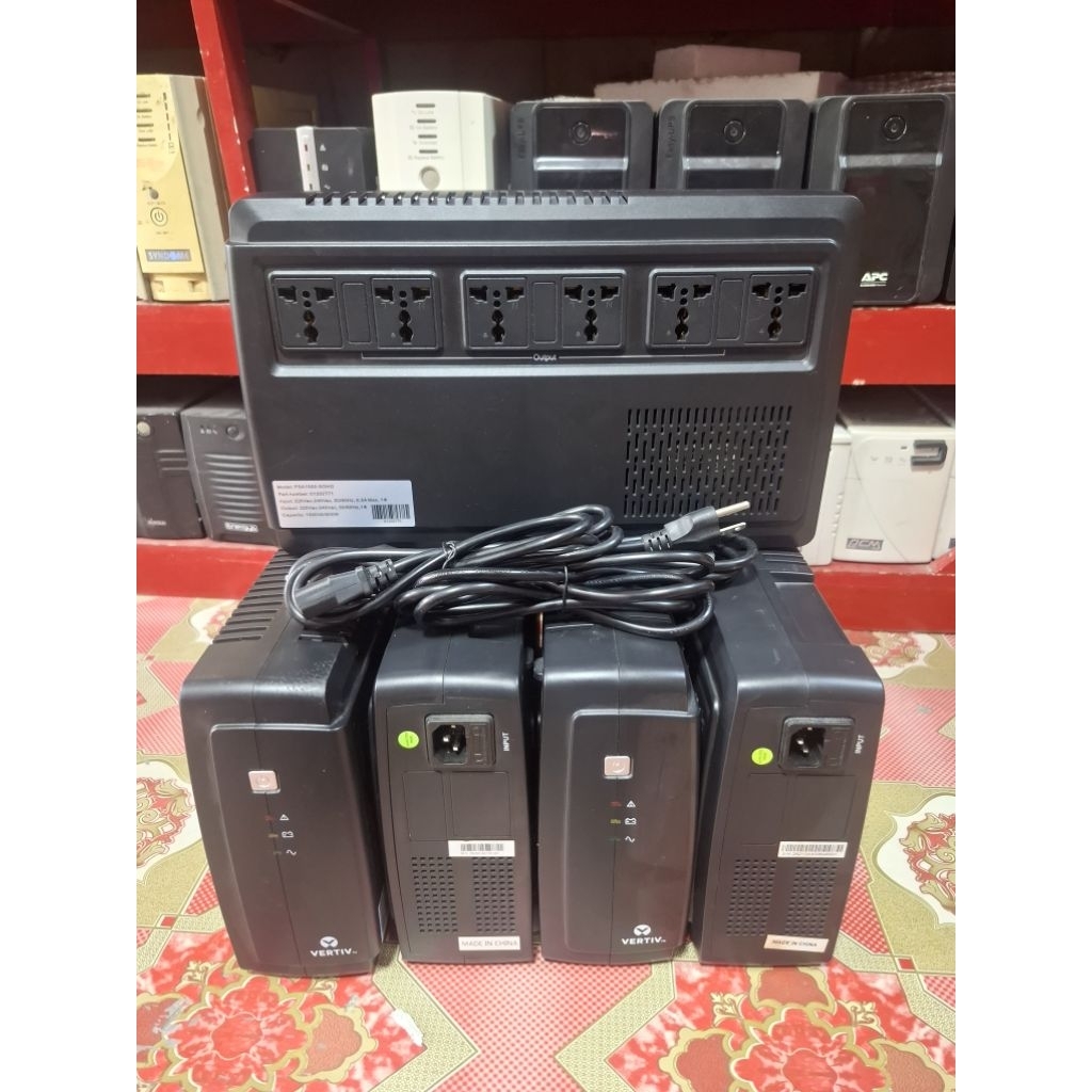 เครื่องสำรองไฟ UPS VERTIV 1000VA/600W มือสอง ต้องใส่แบตเตอรี่12v7ah เครื่องเปล่าไม่มีแบต เทสก่อน ...