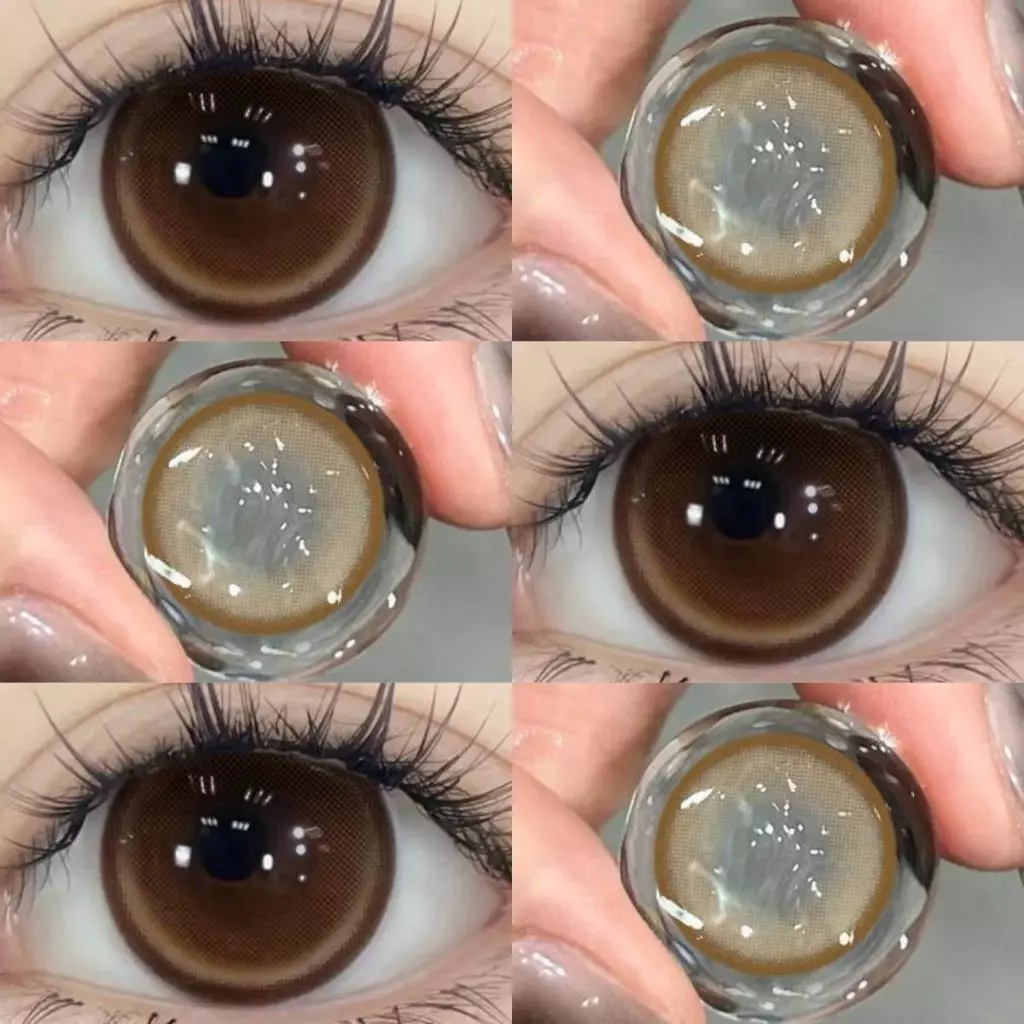 Midroo คอนแทคเลนส์ น่ารัก ตาโต คอนแทคเลนส์สี Super Big Eye Lens 14.5mm ...