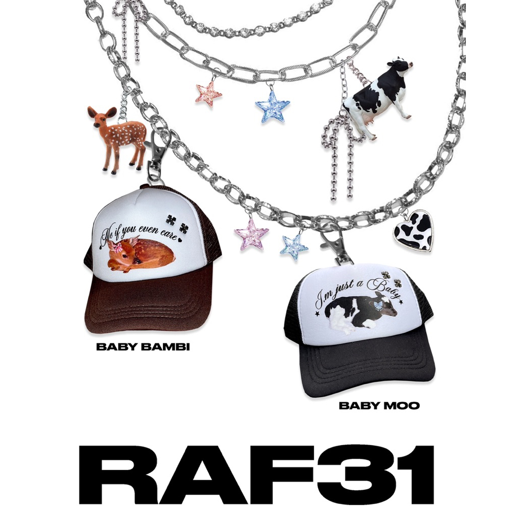 BABY CAP (moo & bambi) | Shopee Thailand