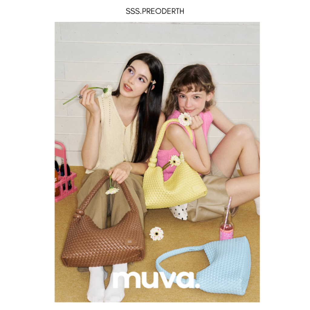 MUVA Summer Woven Underarm Bag | Shopee Thailand