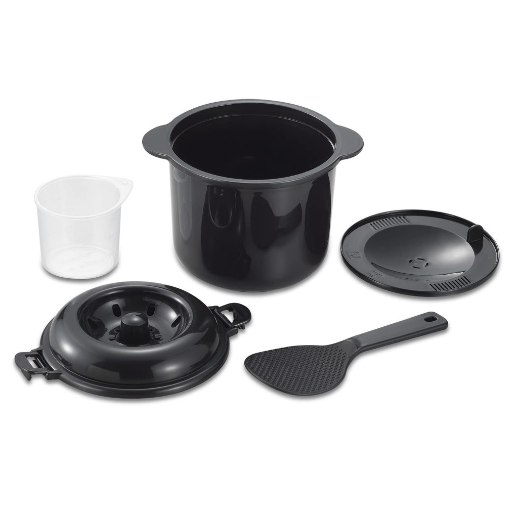 Kakusee Chibikuro-chan Microwavable Rice Cooker หม้อหุงข้าวในไมโครเวฟ ...