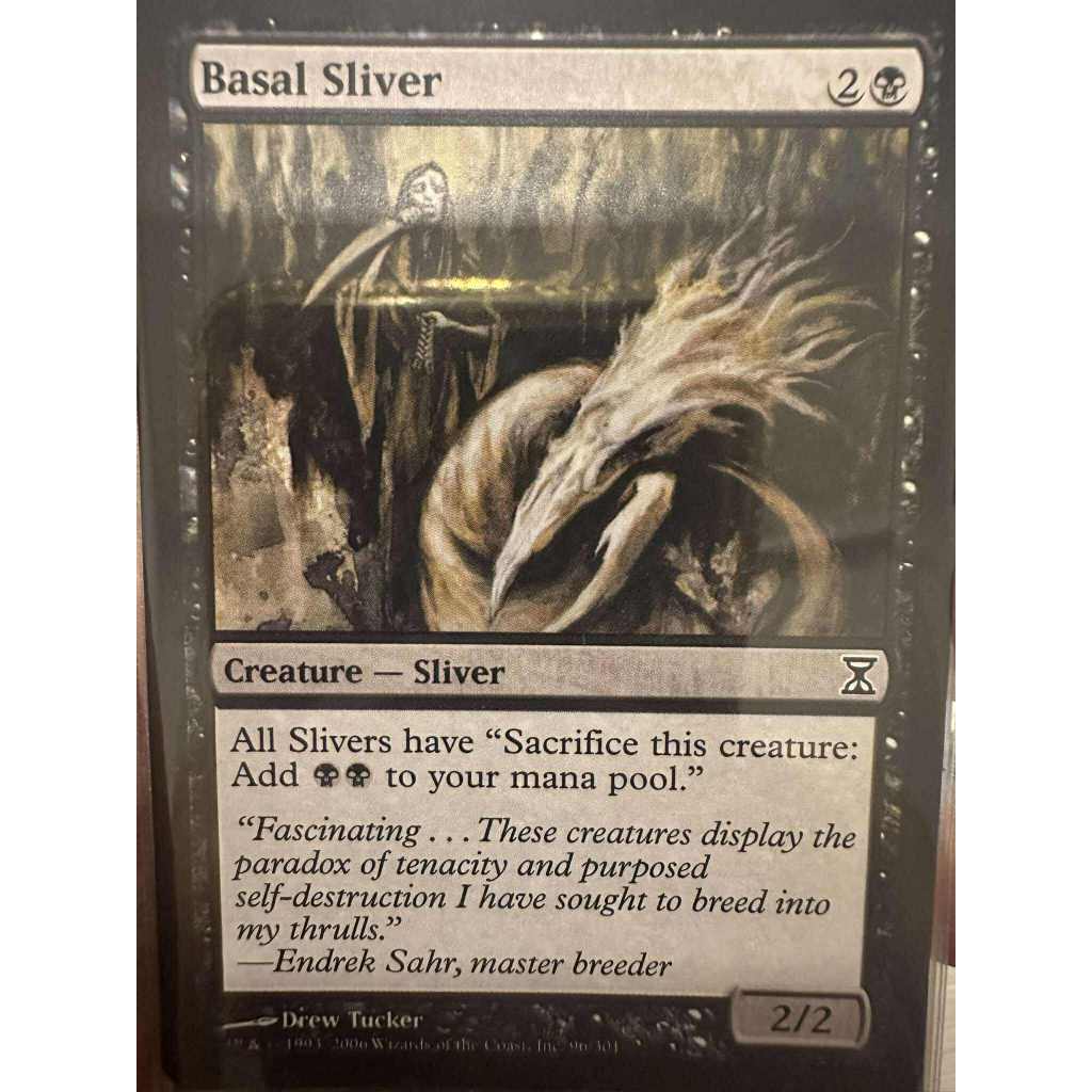 Basal Sliver การ์ด Magic The Gathering MTG ของแท้ จากชุด Time Spiral ...