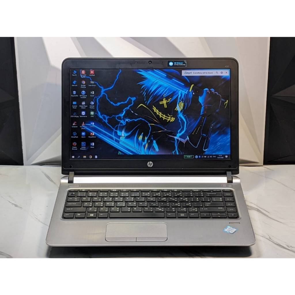 HP Probook 430 G3 สเปก intel Core i5 -6200U (gen6) Ram 8 GB HDD 1 TB HD Graphics 520 Wifi ทัสเ ...