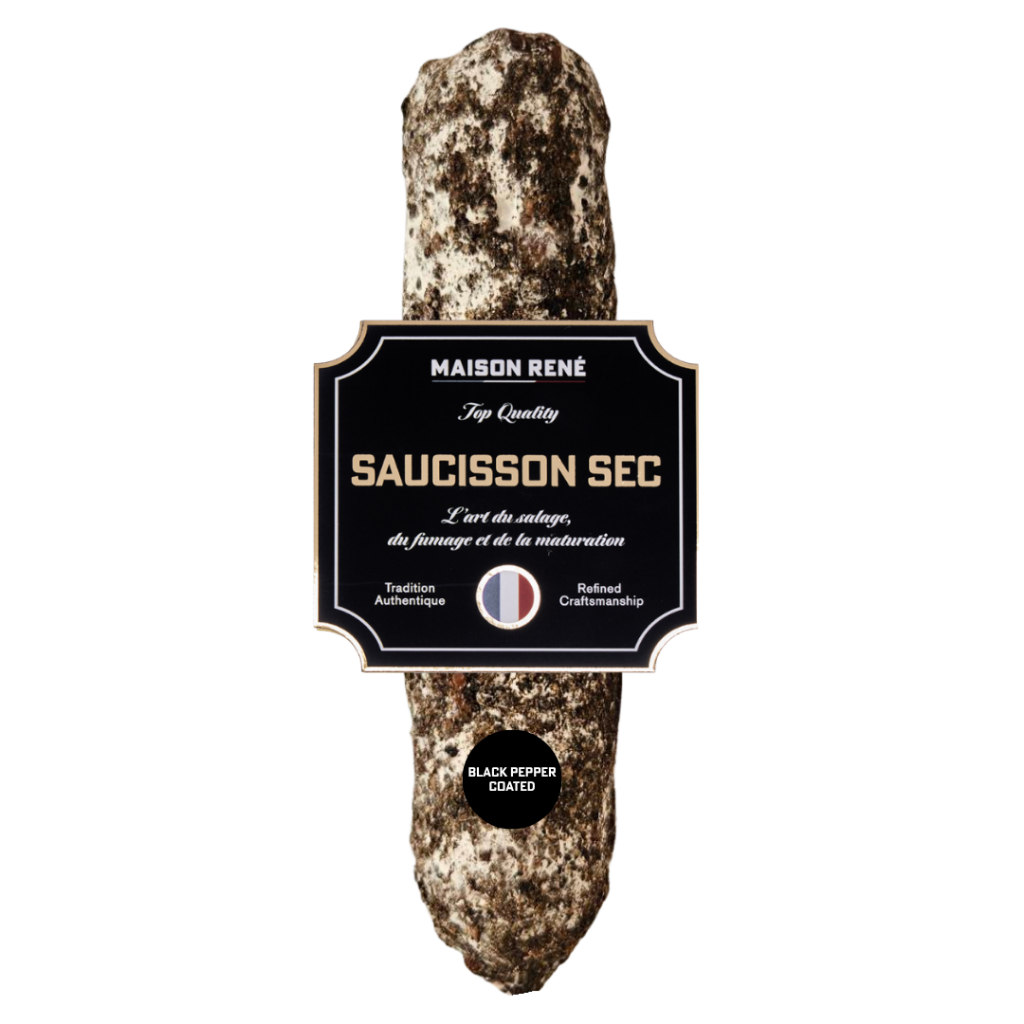Salami Saucisson sec Black Pepper Coated (M) 120g Artisan made in ...