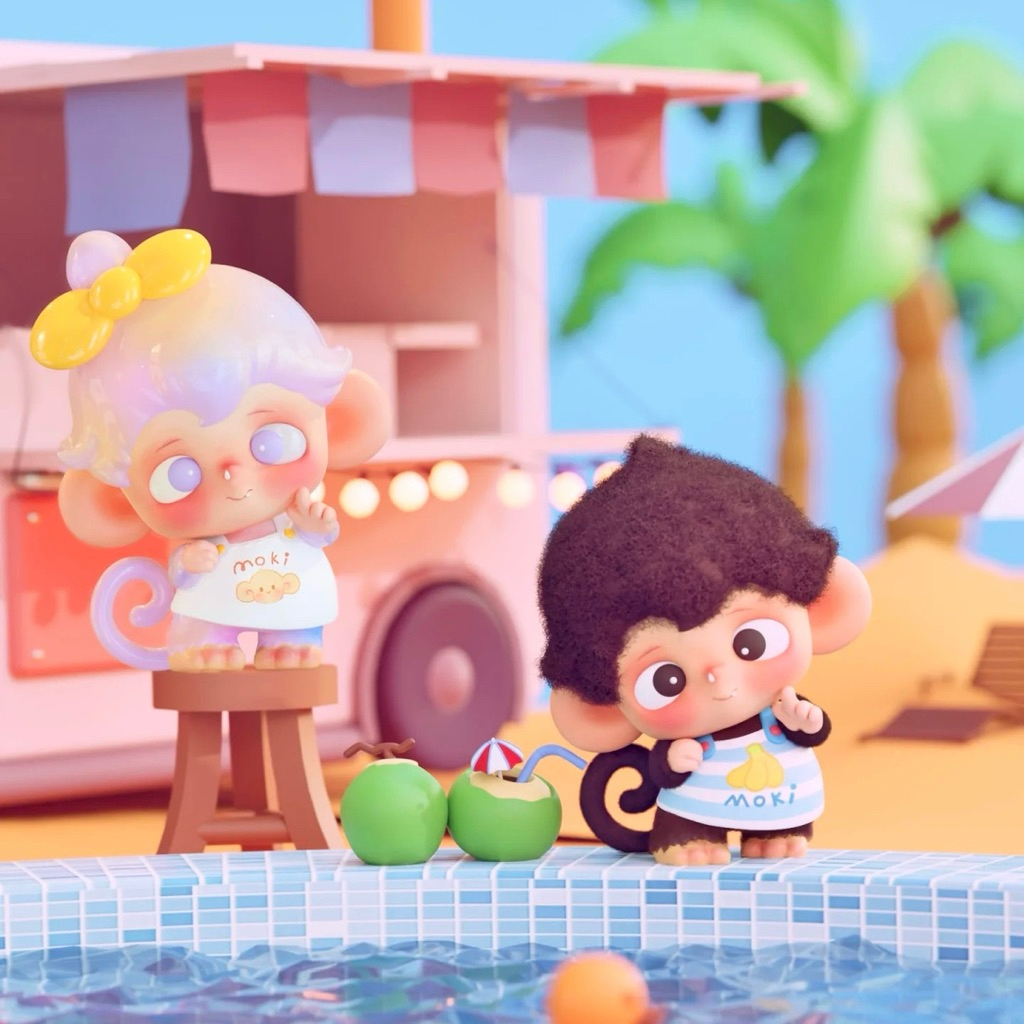 ( 🇹🇭 ; ระบุตัว - พร้อมส่งในไทย ) Moki Mini Series 🐒 | Shopee Thailand