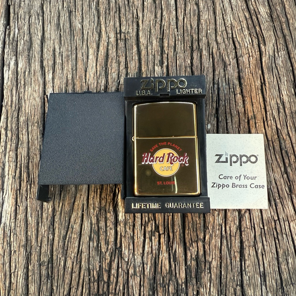 ไฟแช็กซิปโป้ Zippo Hard Rock Cafe St.Louis ของแท้ | Shopee Thailand