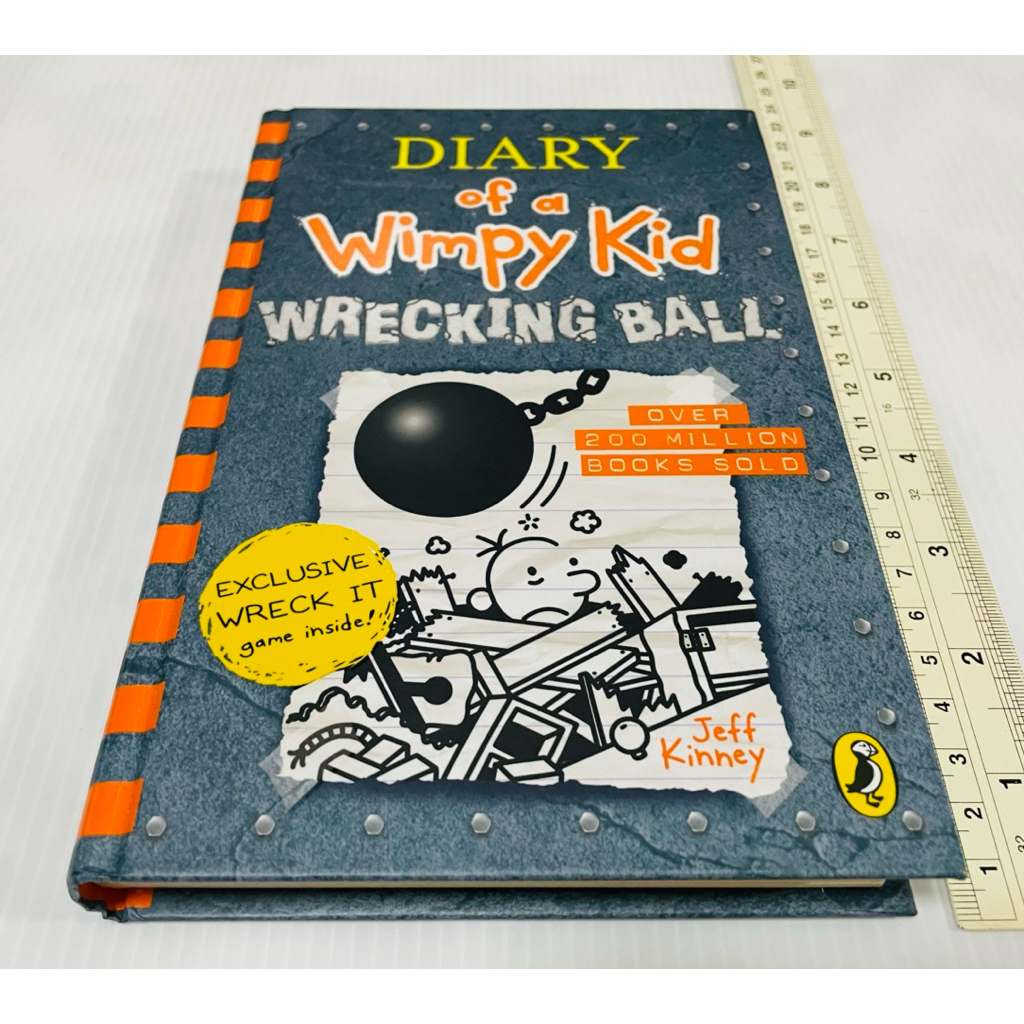 สภาพดี ปกแข็ง DIARY of a Wimpy Kid WRECKING BALL 180 บาท | Shopee Thailand