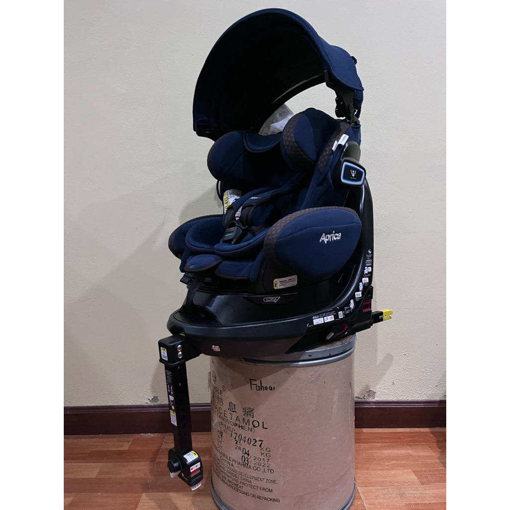 APRICA FLADEA GROWระบบISOFIX รุ่นใหม่ มีSide Sheild ระบบป้องกันการชนจาก ...