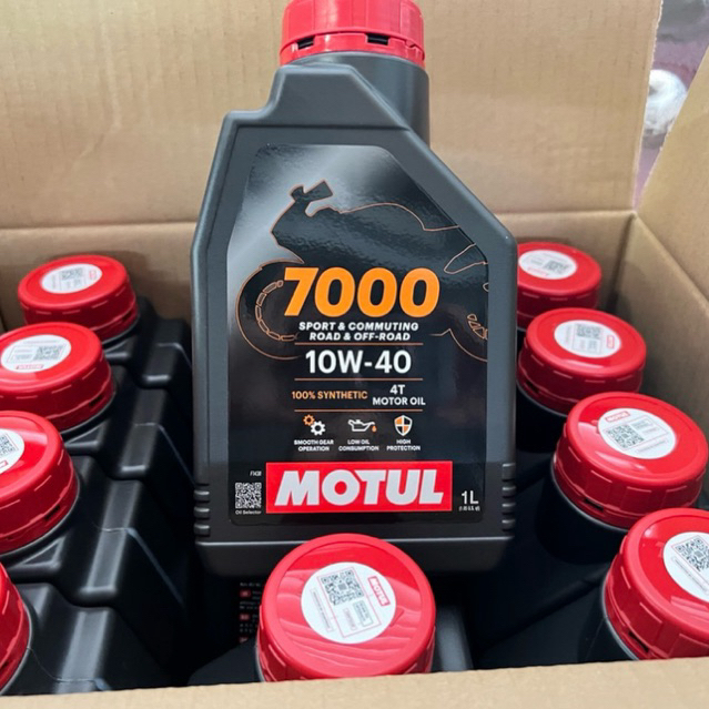 น้ำมันเครื่อง Motul 7000 SAE 10W-40 API SP JASO MA2 สังเคราะห์แท้ 100% ...