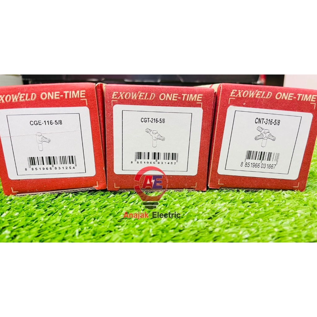EXOWELD ONE TIME วันไทม์ เบอร์ 16 sq.mm.1ทาง 2ทาง 3ทาง เชื่อมแท่งกราวด์ ...