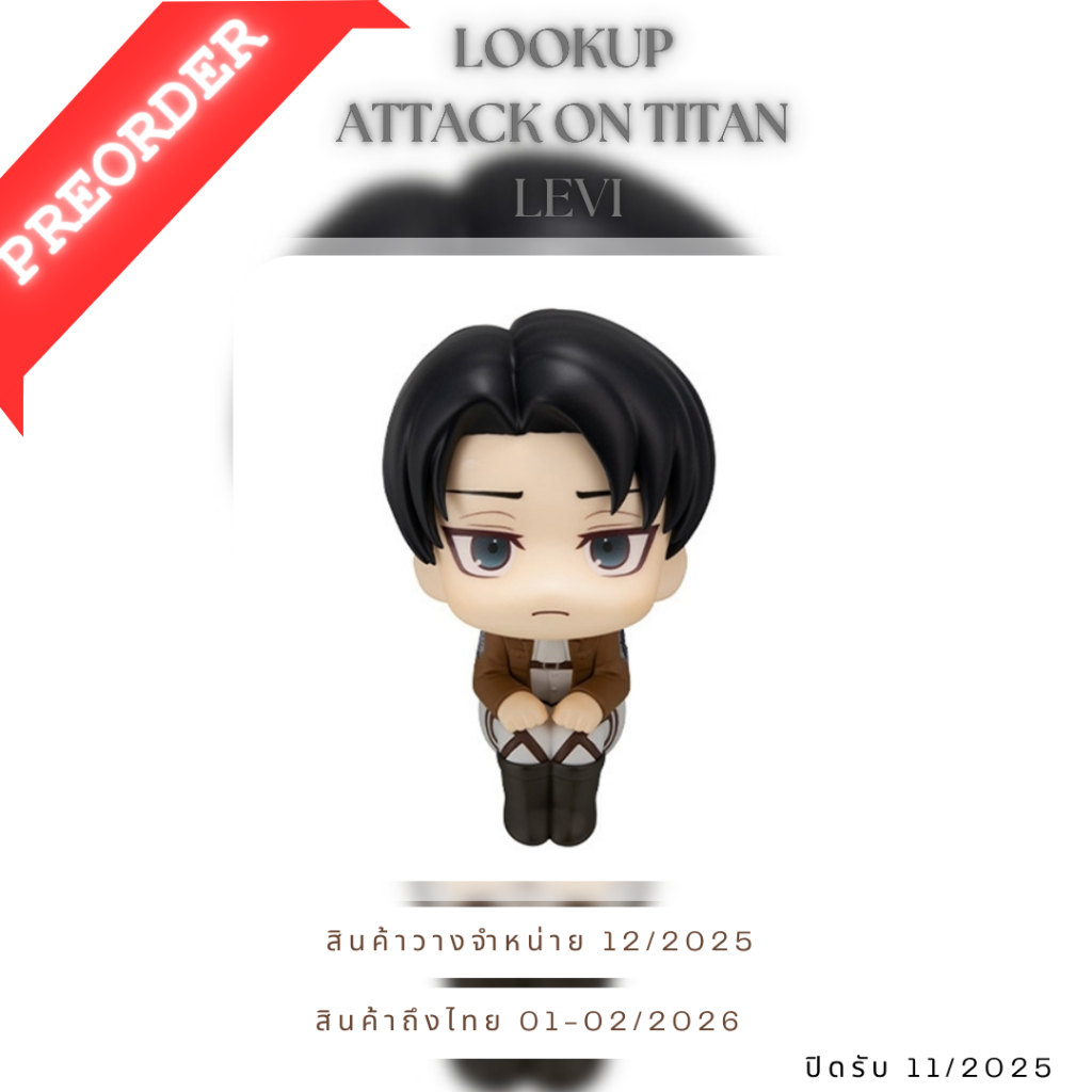 พรีออเดอร์ Pre-order ☀️ LookUp Attack on Titan Levi | Shopee Thailand