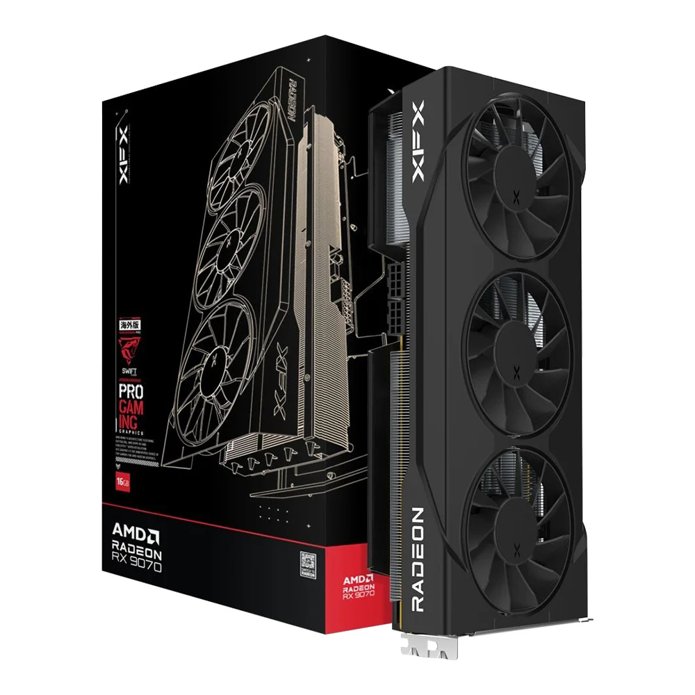 RX-96TS316B7 XFX Swift AMD Radeon RX 9060 XT OC Triple Fan Gaming Edition 16GB | Shopee Thailand
