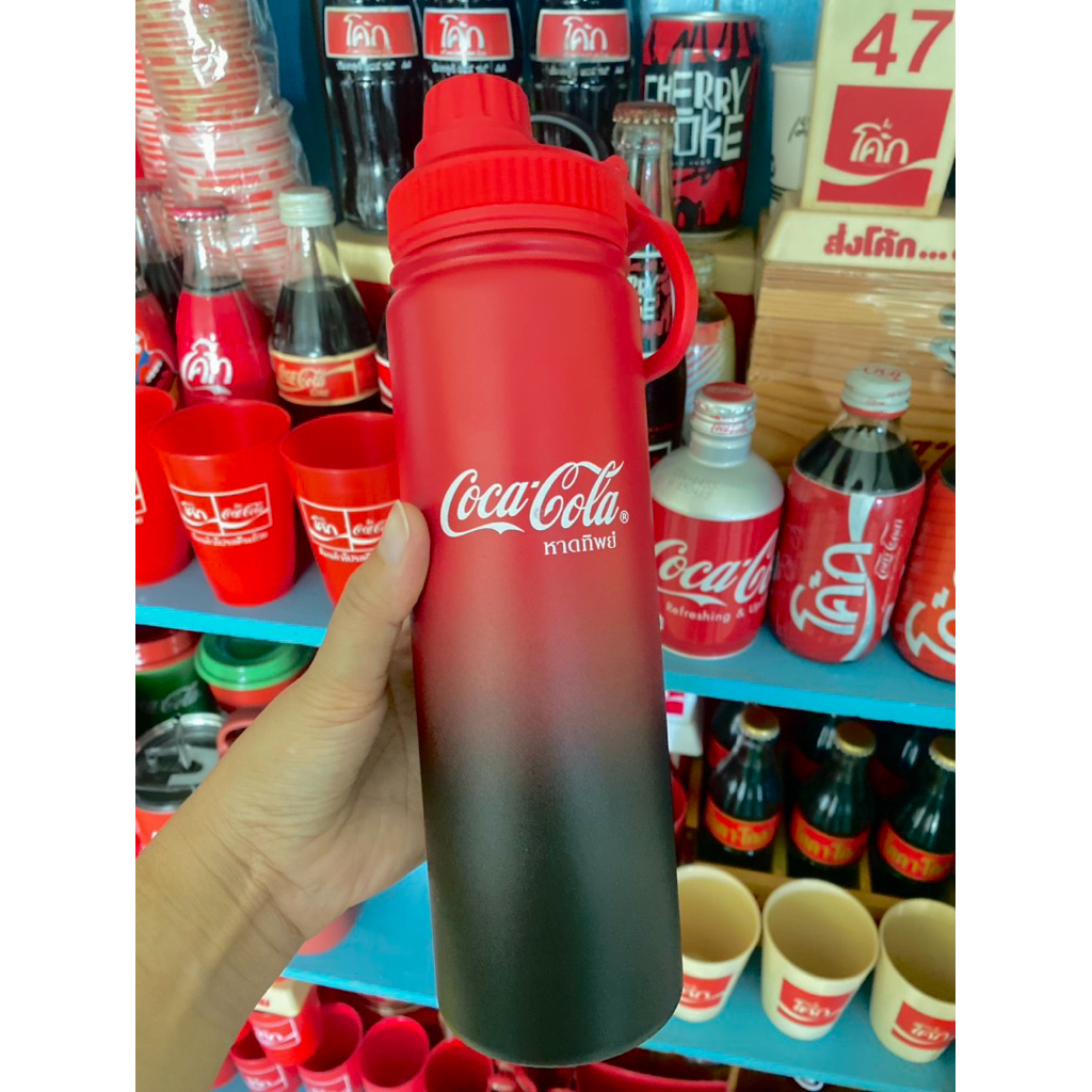 กระบอกน้ำเก็บความเย็นโค้ก Coca Cola Premium แท้ ขนาด750ML | Shopee Thailand