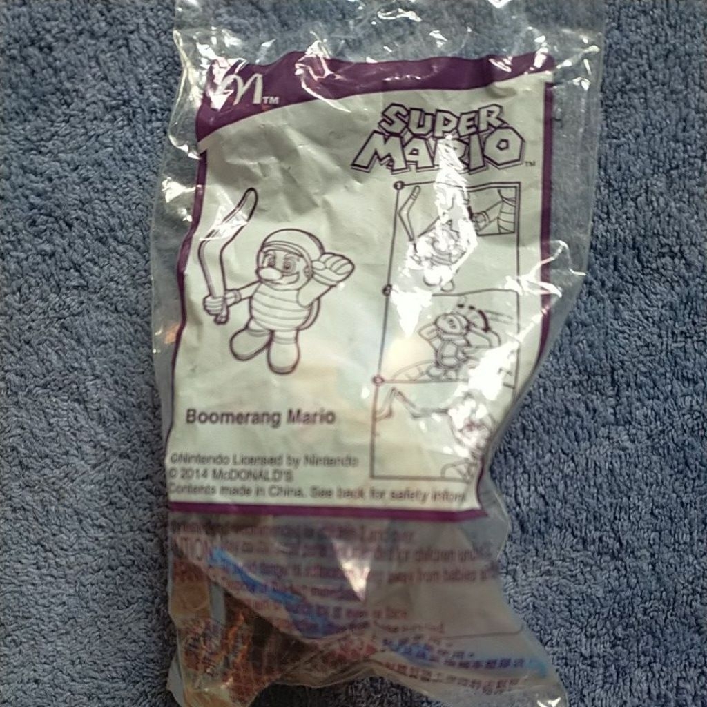 Toy McDonald's Super Mario : Boomerang Mario (ของแท้100%) | Shopee Thailand