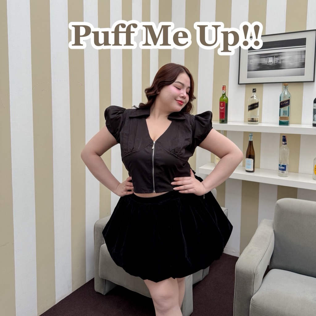 Lady M | Puff Me up!! เสื้อและกระโปรงบอลลูน สำหรับสาวอวบ พลัสไซส์ ลุค ...