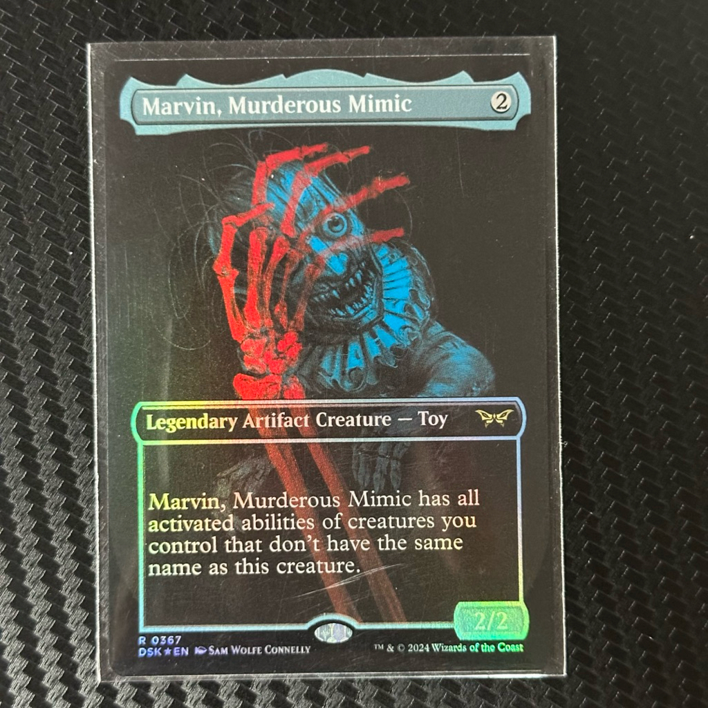 Duskmourn: House of Horror Variants Foil: Marvin, Murderous Mimic (0367 ...