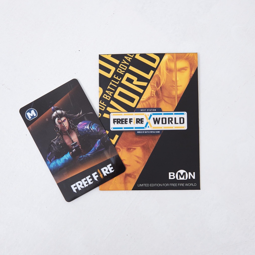 [ของแถม] Card Free Fire World x BMN บัตร MRT ลายตัวละครฟีฟาย | Shopee ...