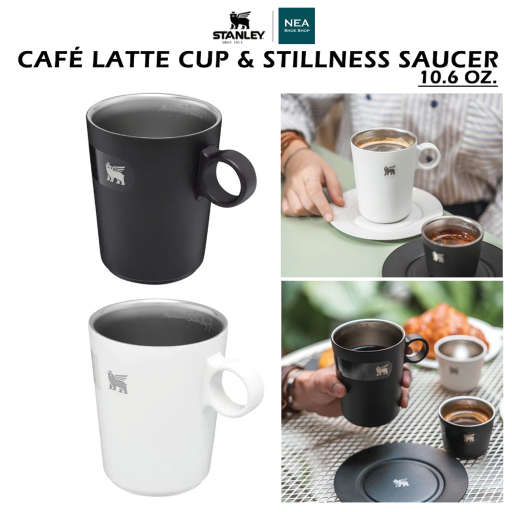 [ลด20% เก็บโค้ด 20XTRA1000] Stanley CAFÉ LATTE CUP & STILLNESS SAUCER ...