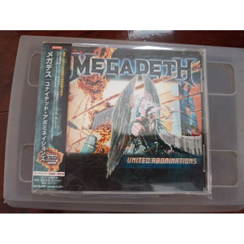 ซีดีเพลง cd music Megadeath United Abominations แผ่นญี่ปุ่นมือสอง สภาพ ...