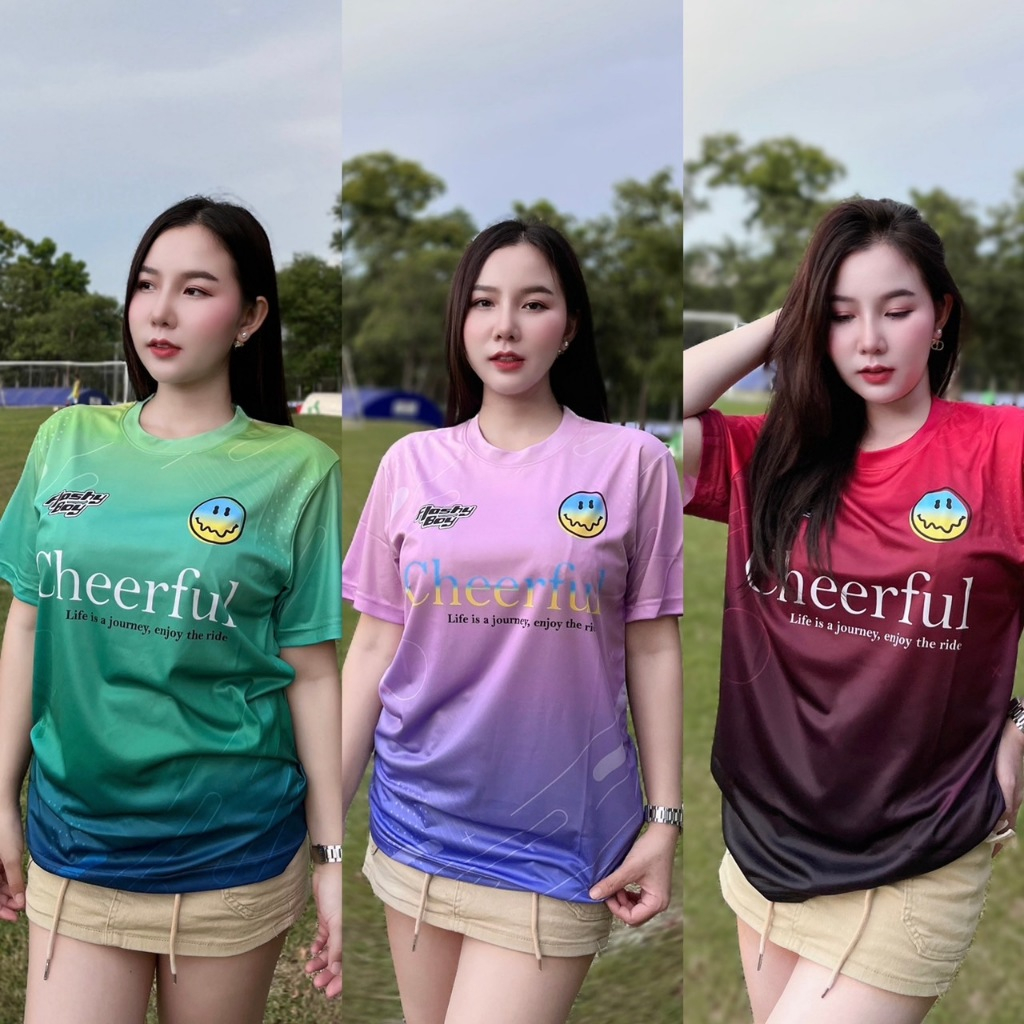 [พร้อมส่ง] เสื้อยืดแขนสั้นผ้าไมโคร ออกกำลังกาย ใส่ได้ทุกเพศ ระบายอากาศ ...